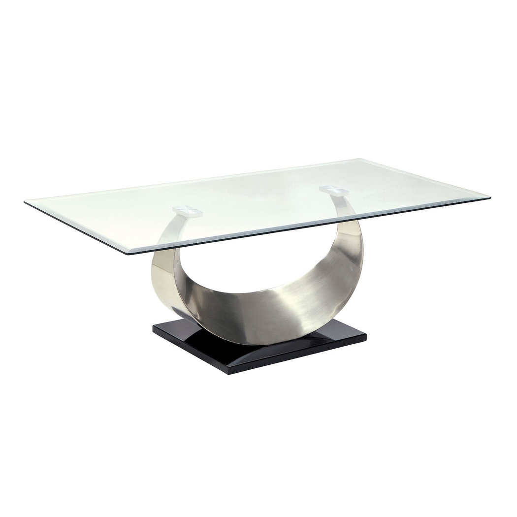 Orla Glass/Steel Coffee Table